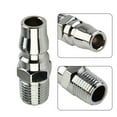 Homena 1pc Coupler 1/4inch Male Thread Pneumatic Fitting Coupling ...
