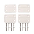 Homena 4pcs Replacement Hinges For Igloo Cooler Box White Plastic ...