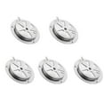 Homena 5pc 95mm Adjustable Air Vent Grille Stainless-Steel Round ...