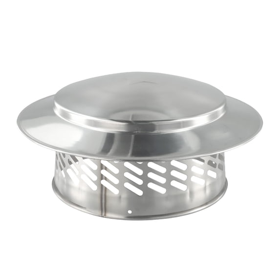 Homena 80/110/160/200mm Stainles Steel Chimney Cap For Exterior Wall ...