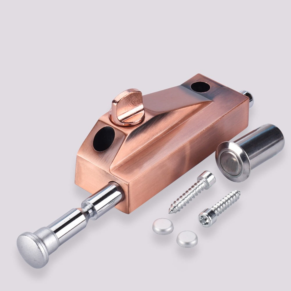 Homena Aluminum Alloy Door Lock Floor Mounted Lock Home Security Easy ...