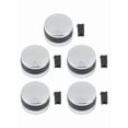Homena BBQ Parties 2.25 Dia X 1.5 H Grill Knobs Set Soft Silicone Ring ...