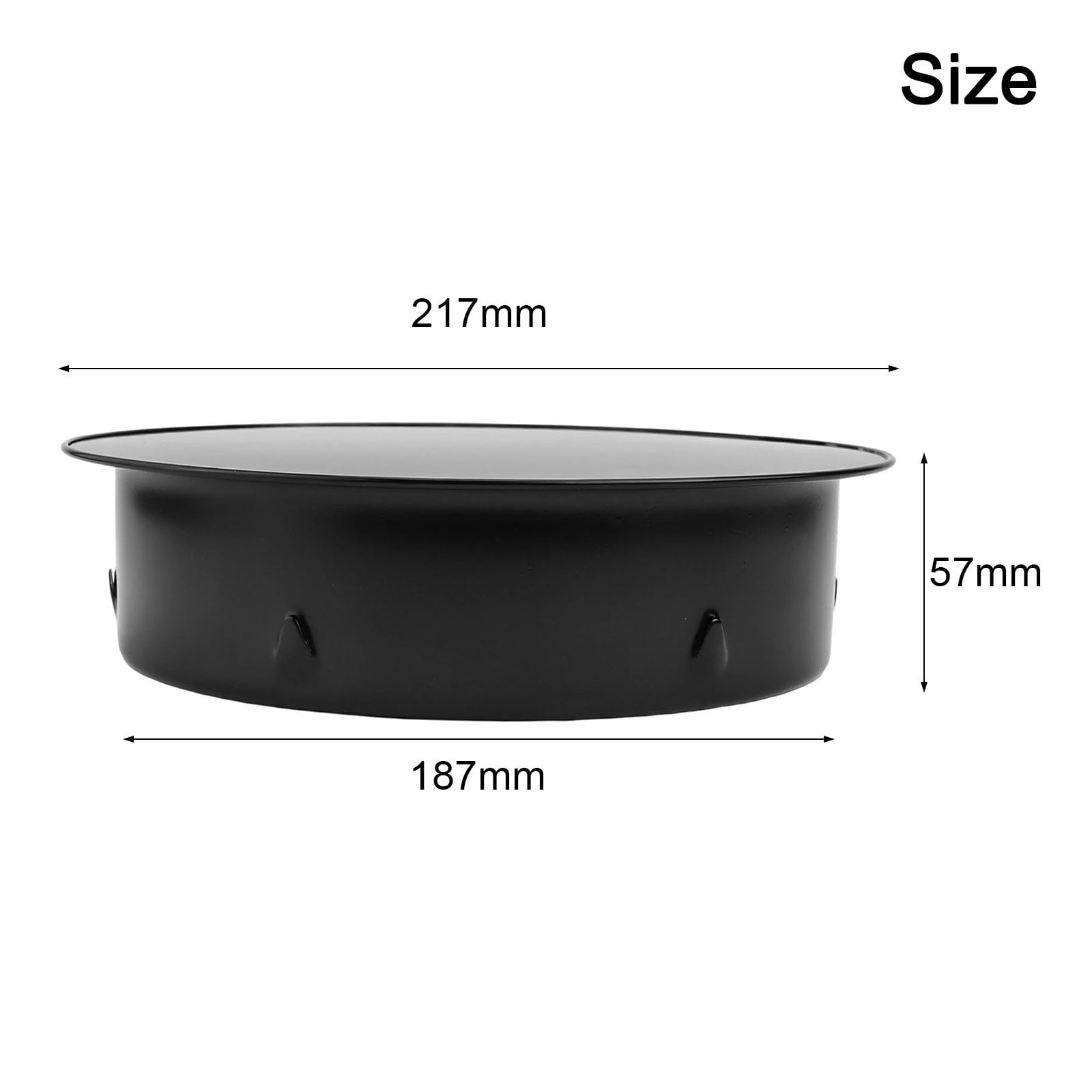 Homena Black Chimney Hole Cover Stove Pipe Cover 50-200MM Chimney Cover ...
