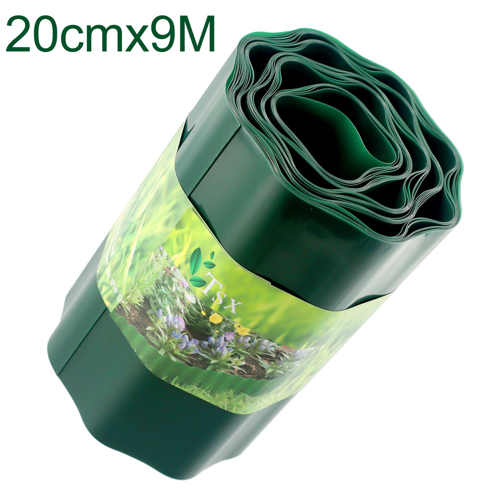 Homena Plastic Garden Lawn Edging Border Fence for Controlling Grass ...