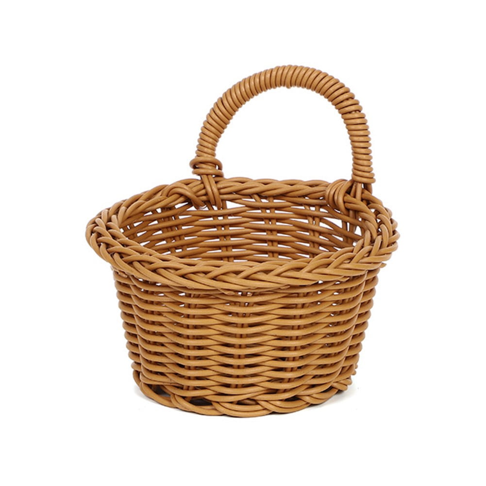Homena Rustic Woven Basket for Stylish For Kitchen Organization Plants ...