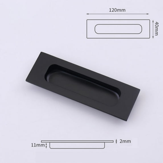 Homena Stainless Steel Concealed Pull Handle Sliding Door Inline ...