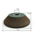 Homena Stone Grinding Wheel Bowl Type Angle Grinder Granite Chamfer ...