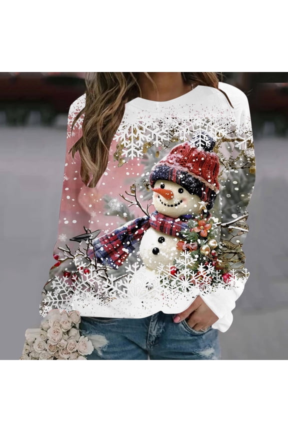 Plus Size Xmas Tops