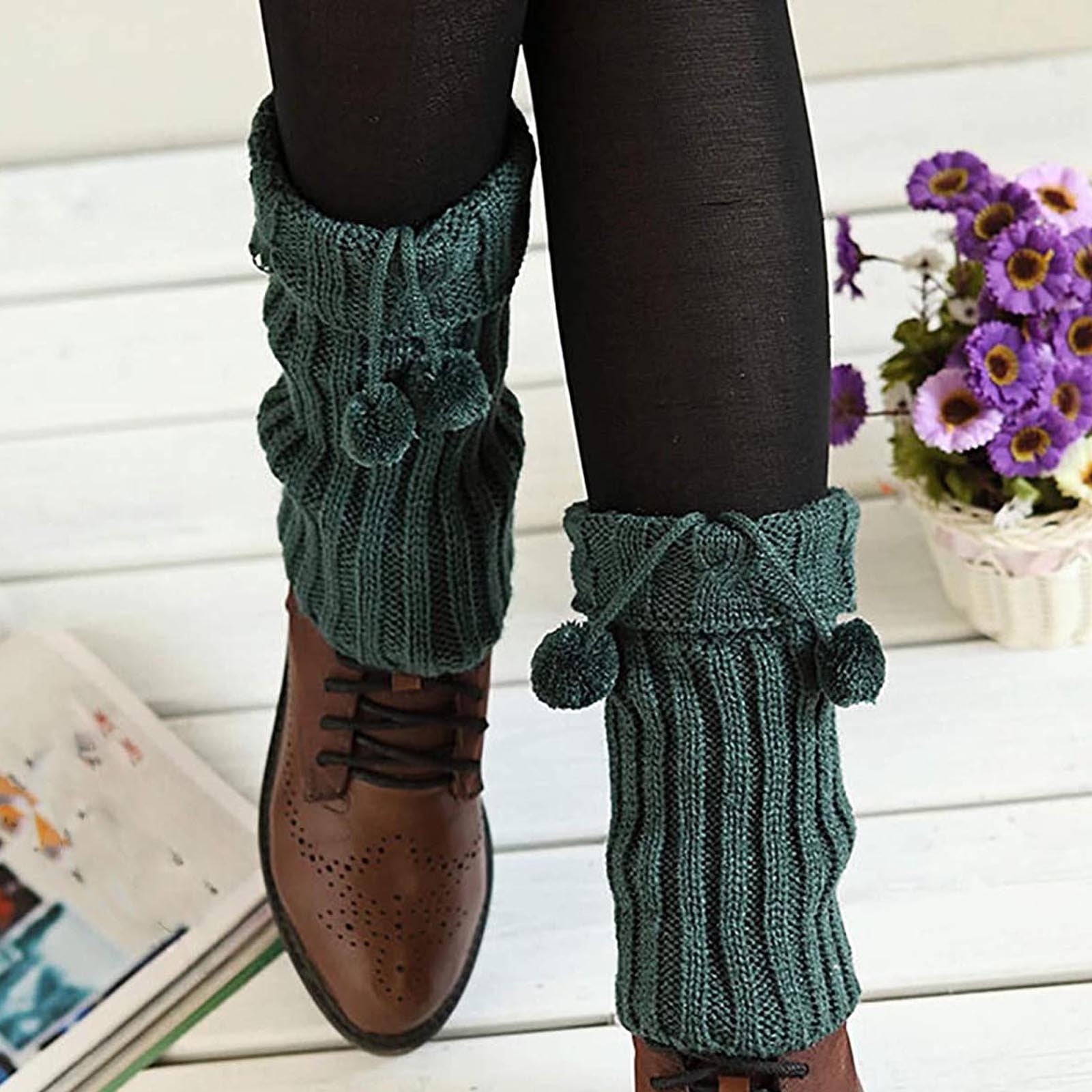 Homenesgenics Compression Socks for Women Fuzzy Christmas Slipper Ankle ...