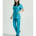 Homenesgenics Scrubs for Women Set,Nursing Uniforms Set Plus Size ...