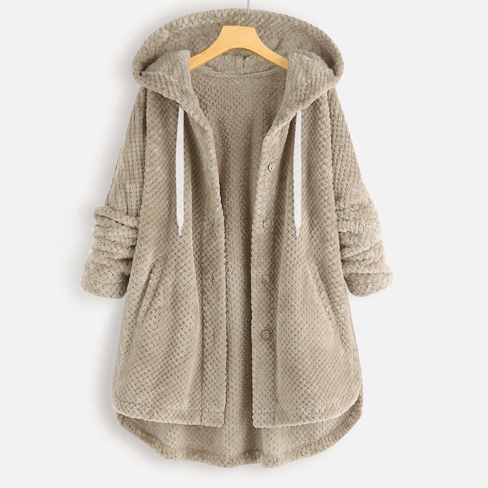 Homenesgenics Winter Coats for Women Plus Size 4X Fleece Jackets Women ...