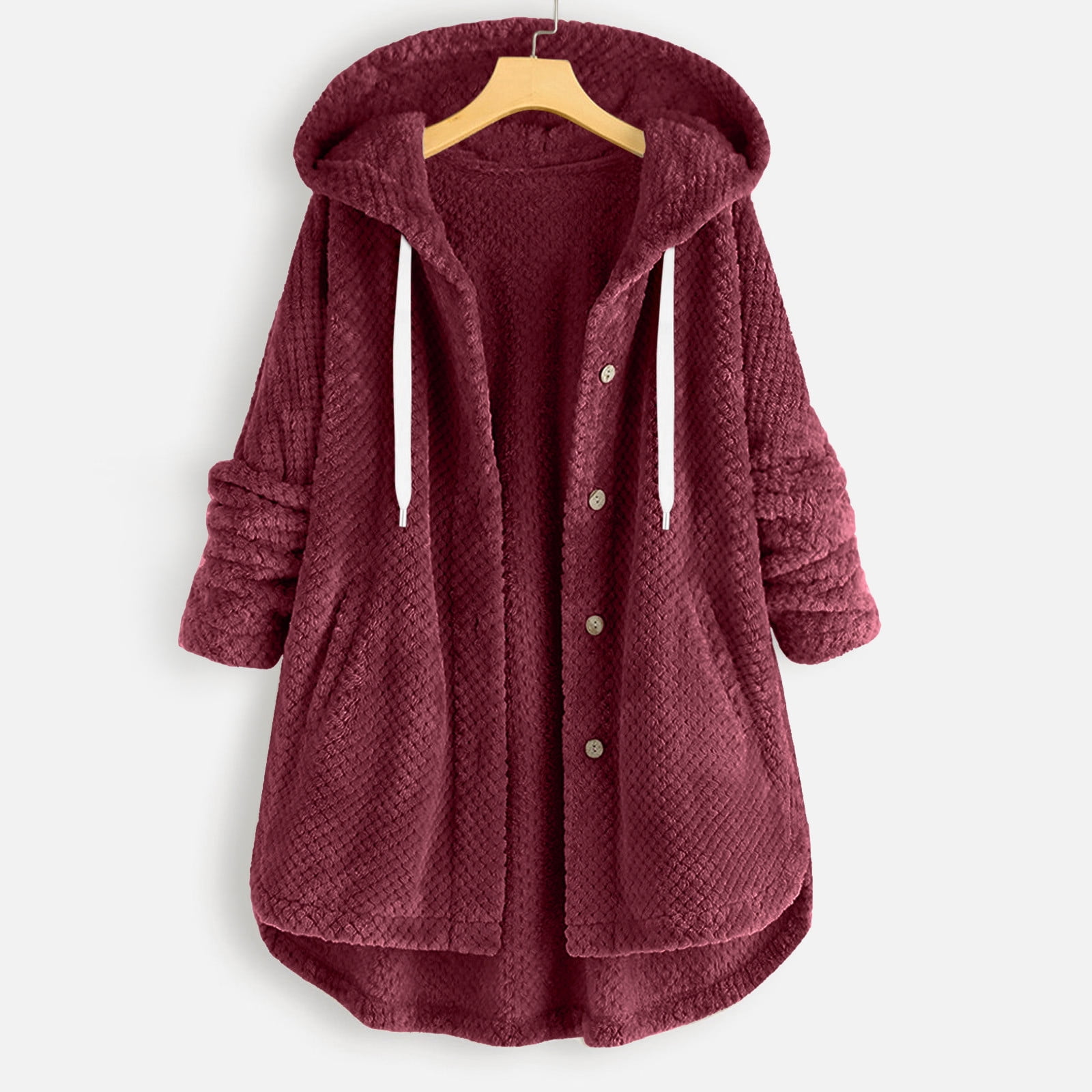 Homenesgenics Winter Coats for Women Plus Size 4X Fleece Jackets Women ...