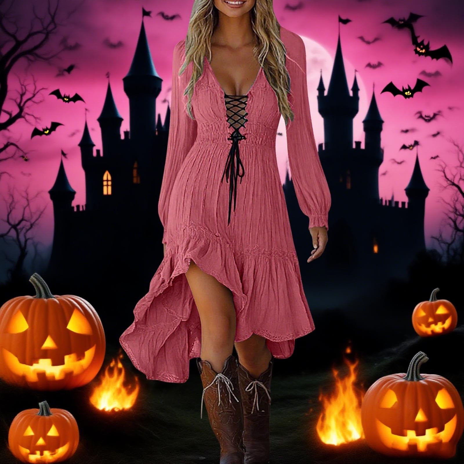 Homenesgenics Winter Dresses for Women 2025 Women's Fashion Holiday ...