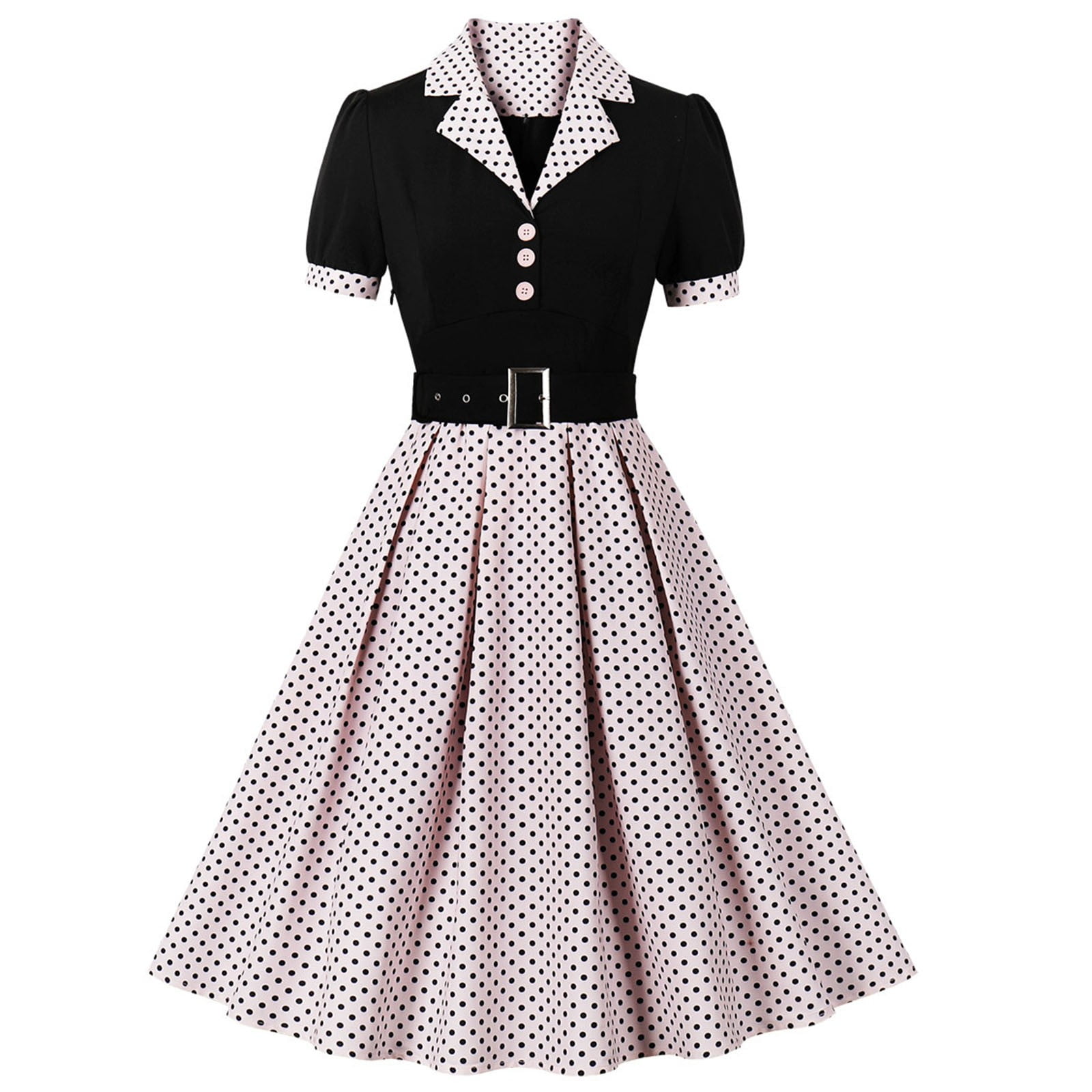 Homenesgenics Womens Dresses Plus Size Short Sleeve Clearance Spring