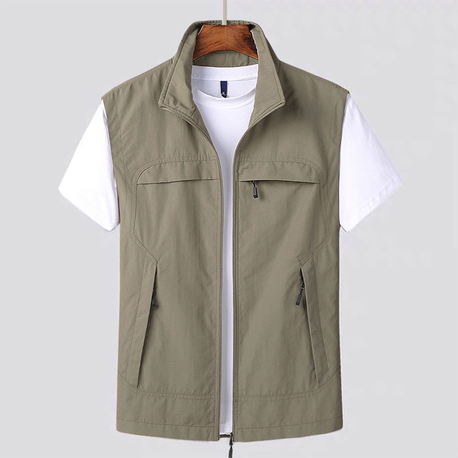 Homenesgenics Womens Winter Coats Men's Thin Sports Multi-bag Casual ...