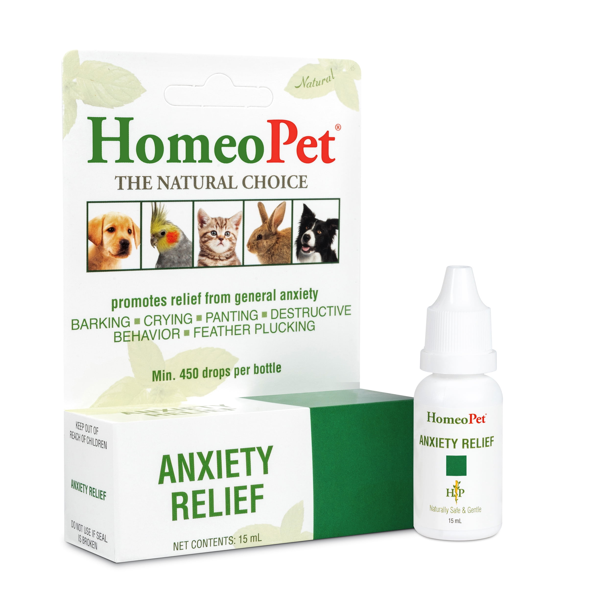 HomeoPet Anxiety Relief Calming Pet Relaxant Solution for Pets 15ML ...