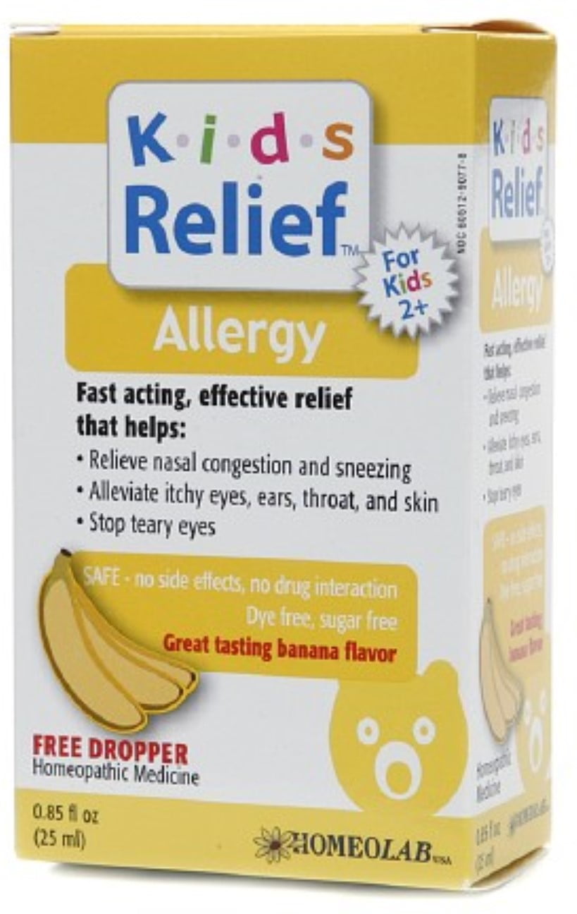 Kids Relief? Allergy Oral Liquid, Banana, 0.85 Oz - Walmart.com