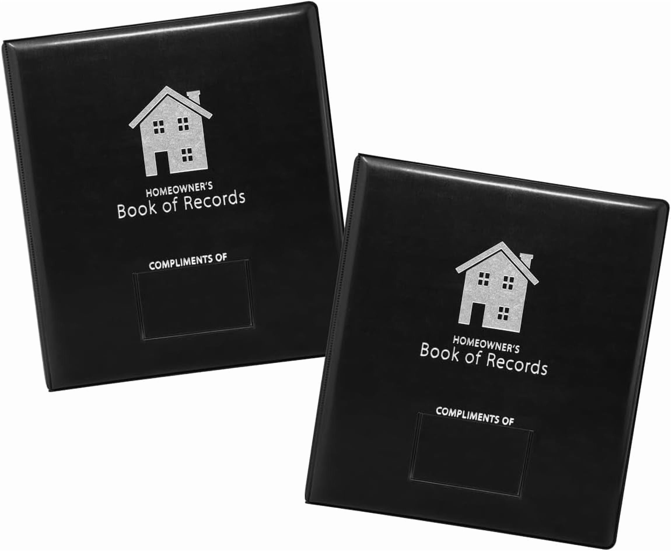 Homeowner's Book of Records Binder, Organize Household Receipts and ...