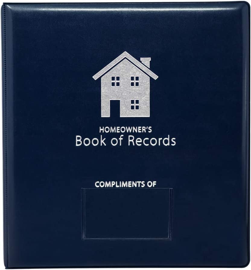 Homeowner's Book of Records Binder, Organize Household Receipts and ...