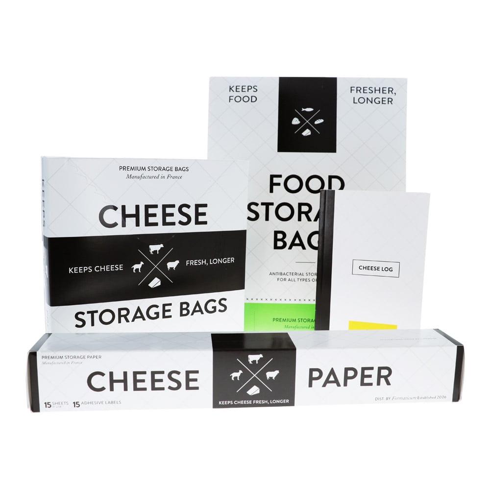 Cucina Chef Professional Cheese Tasting/Storing Kit - Includes Cheese ...