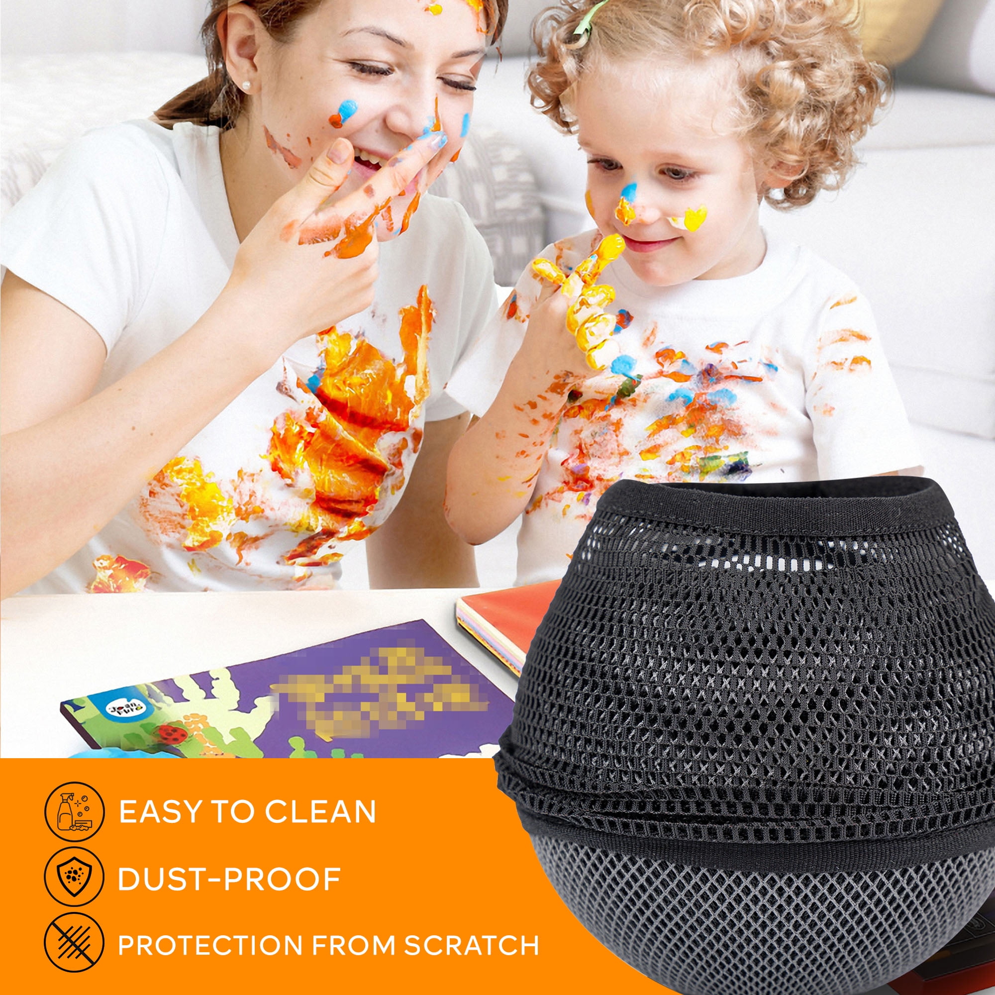 Bangcheer Homepod Mini Bluetooth Sound Pod, Dust Cover with Charging ...