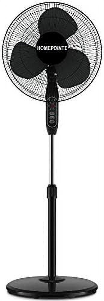 Homepointe 18" Stand Fan With ntrol, 18 INCH, Plain - Walmart.com