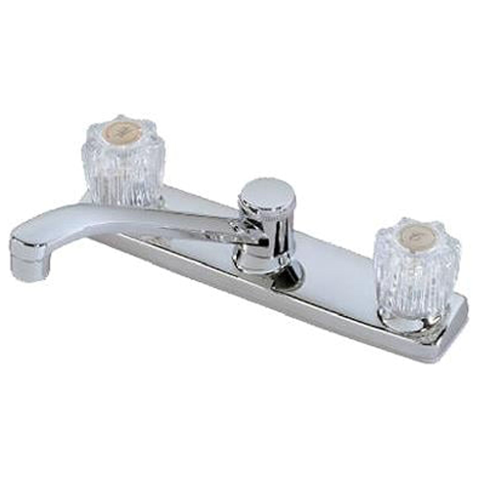 Homepointe 239944 2-Handle Kitchen Faucet, Chrome - Quantity 3 ...