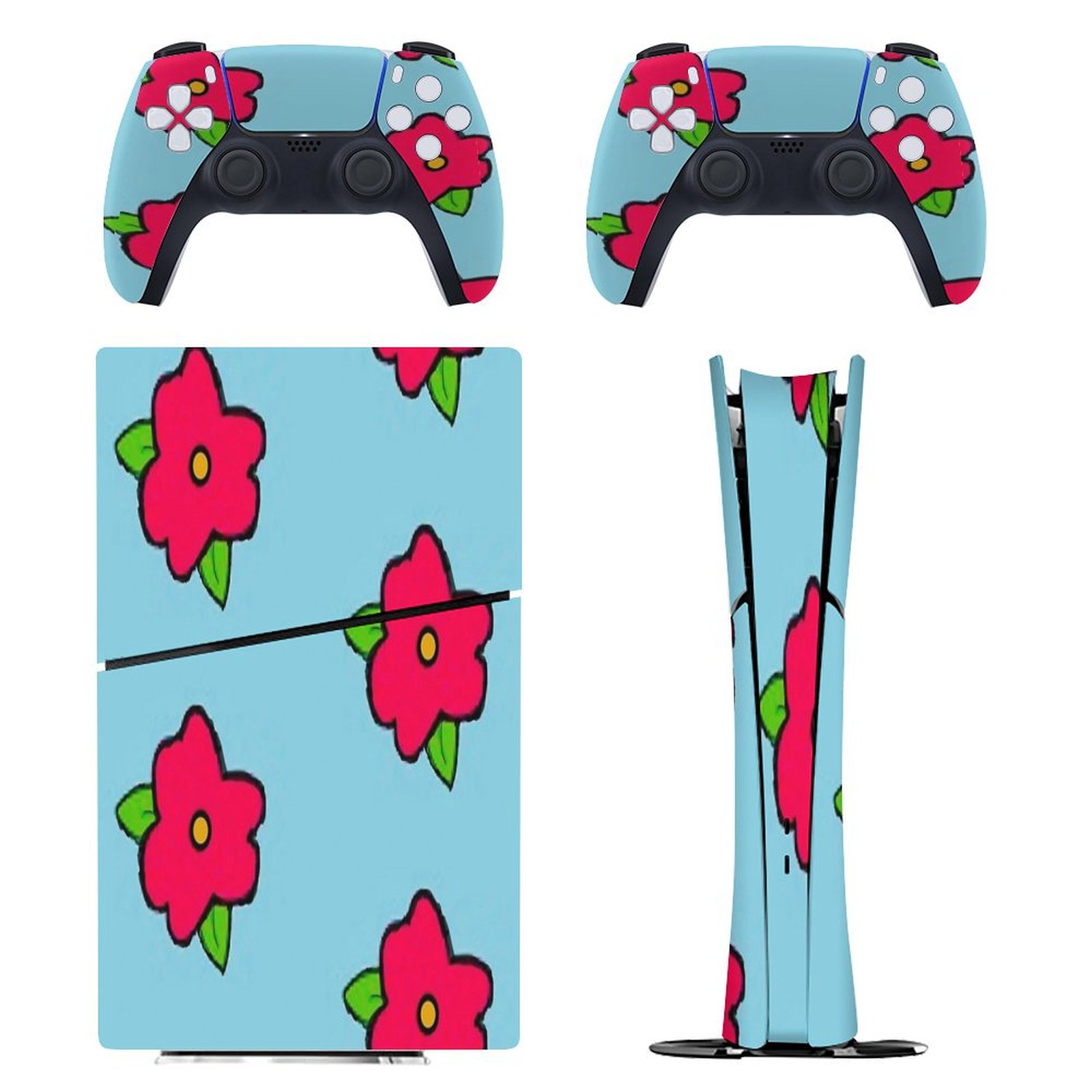 Homer Muumuu Flower PS5/PS5 Pro/PS5 Slim Digital Disc Skin Sticker For ...