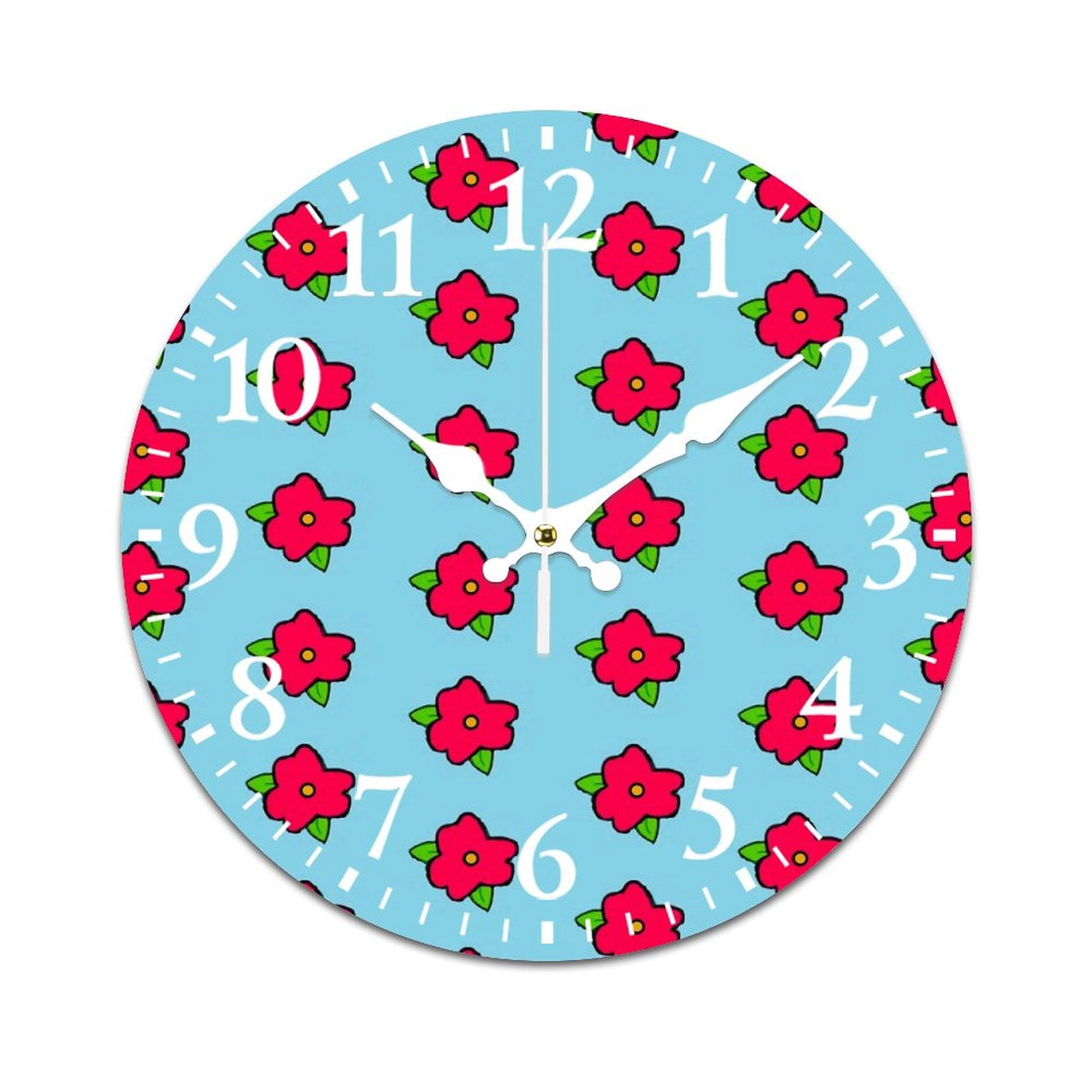 Homer Muumuu Flower Wall Clock Modern Design Clocks Wall Hanging Home ...