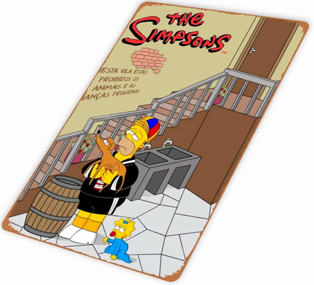 Homer Simpson Babysitter 120 Piece Wooden Jigsaw Puzzles For Adults ...