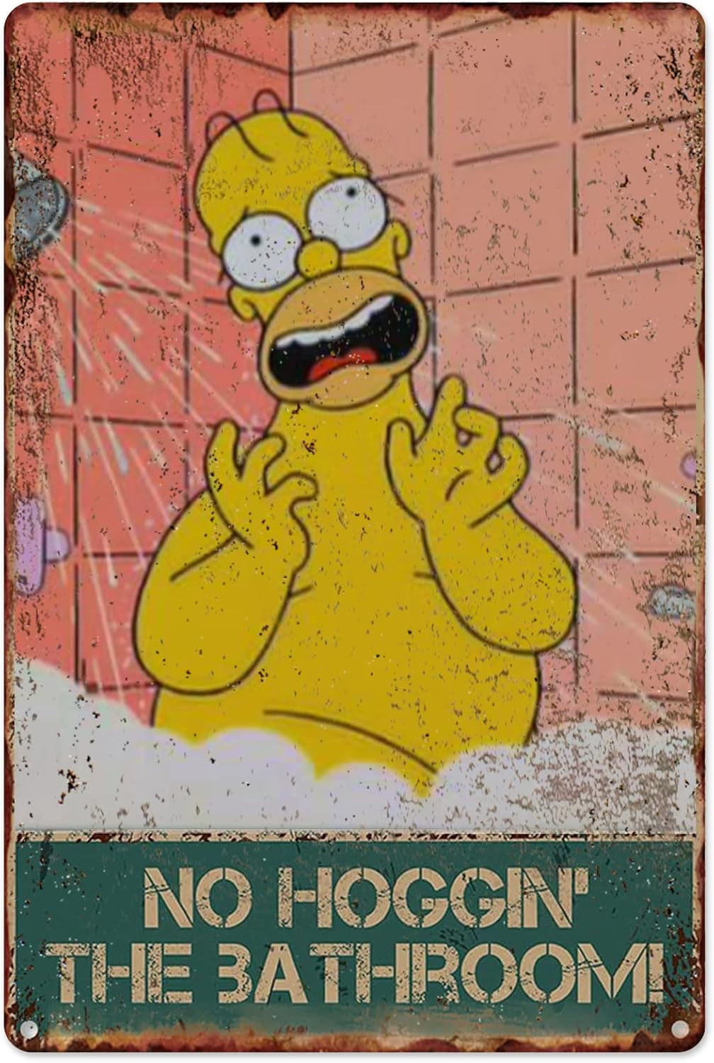 Homer Simpson Bathing500 Pieces Wooden Jigsaw Puzzles For Adults- No ...