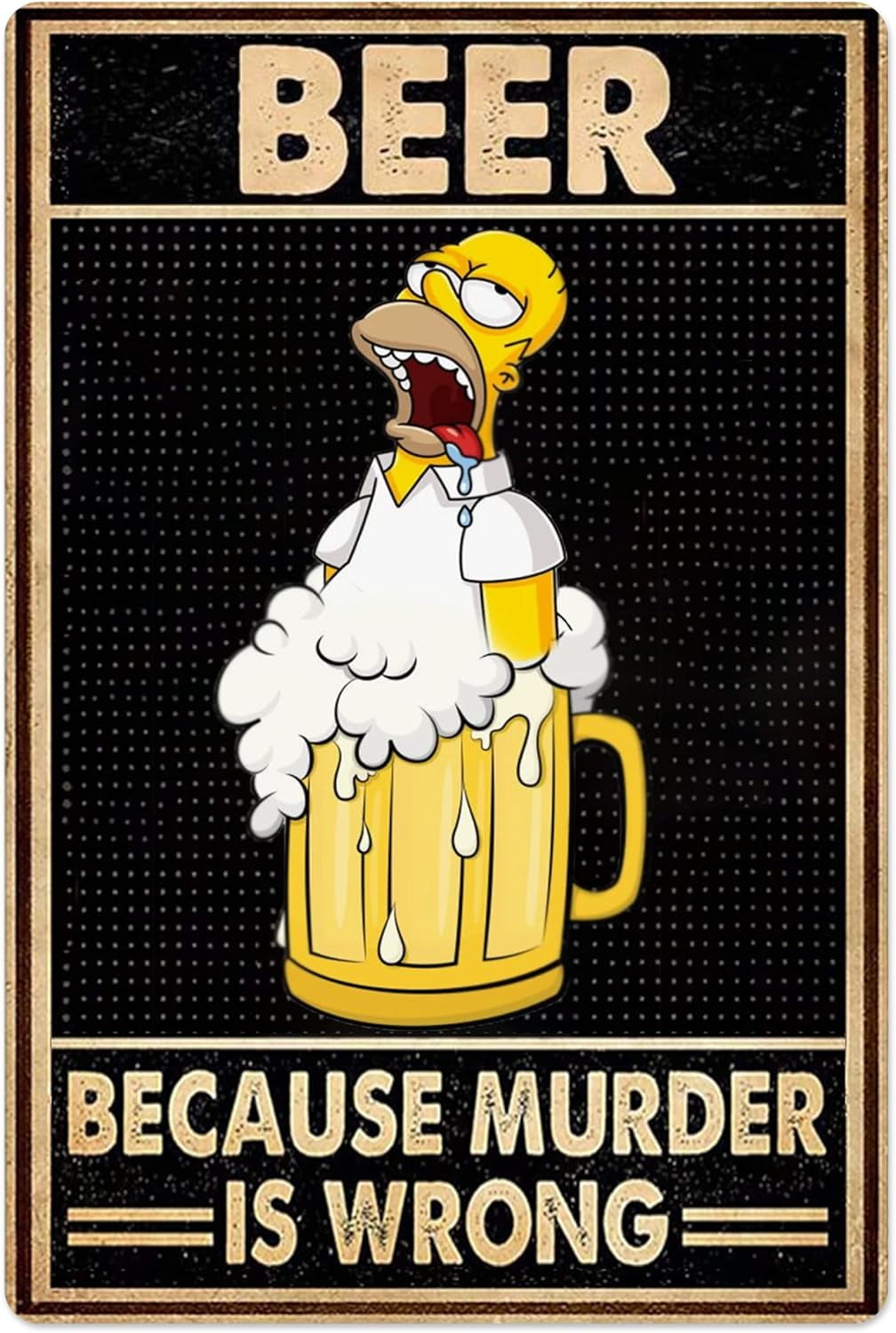 Homer Simpson Beer Diamond Art Kits For Adults, Because Murder Is Wrong ...