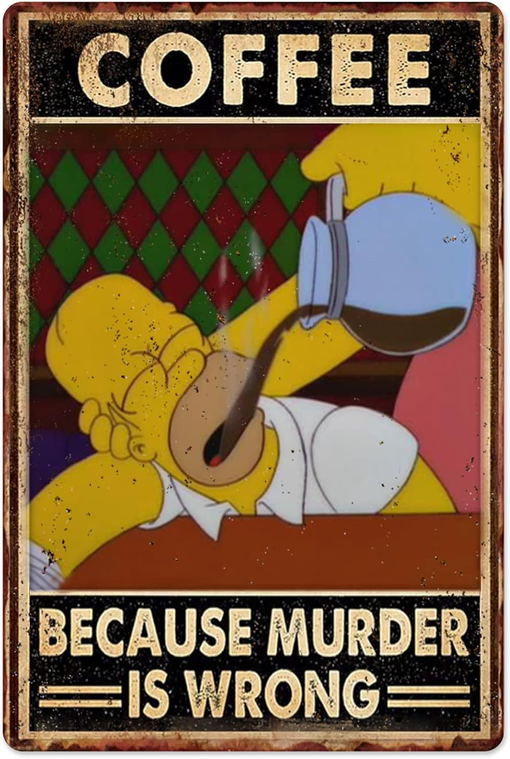 Homer Simpson Coffee 70 Piece Jigsaw Puzzle For Adults And Families ...