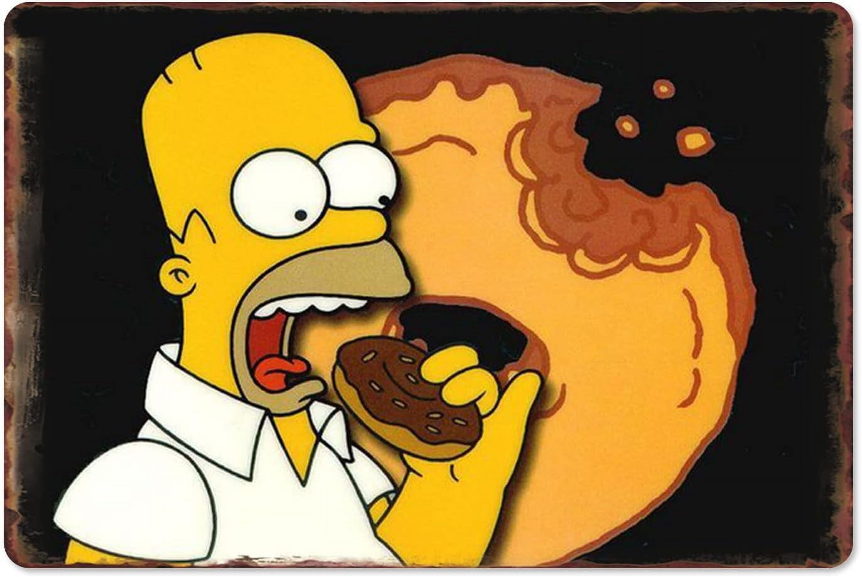 Homer Simpson Eats Donuts 300 Piece Wooden Jigsaw Puzzles For Adults ...