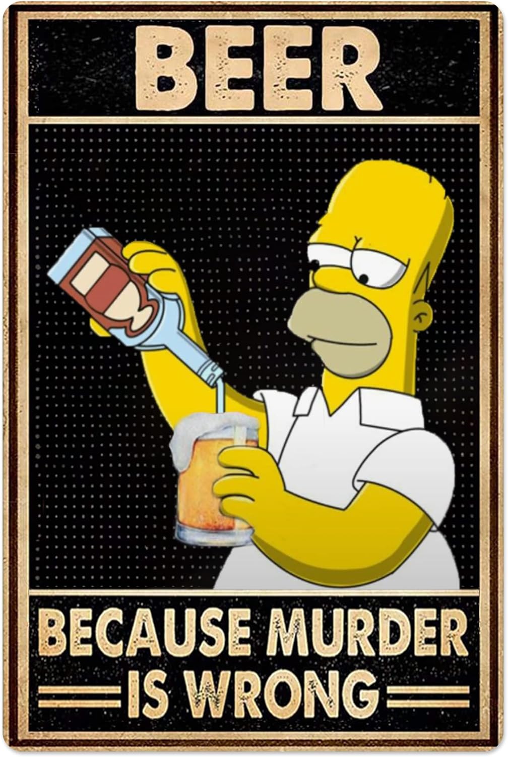 Homer Simpson Lovers Duff Diamond Art Painting Kits for Adults 5D The ...