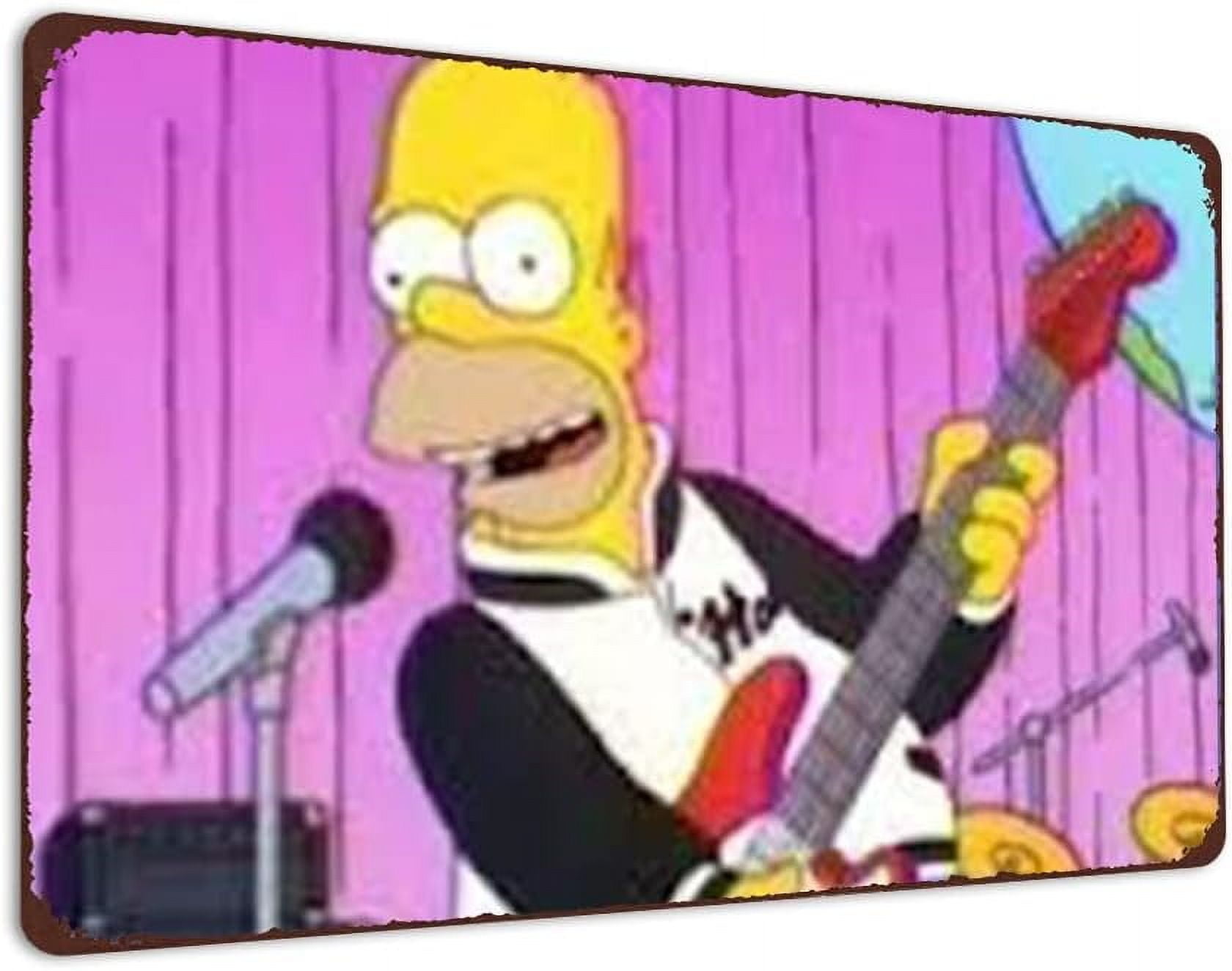 Homer Simpson Playing Guitar Diamond Art Painting Kits for Adults 5D ...