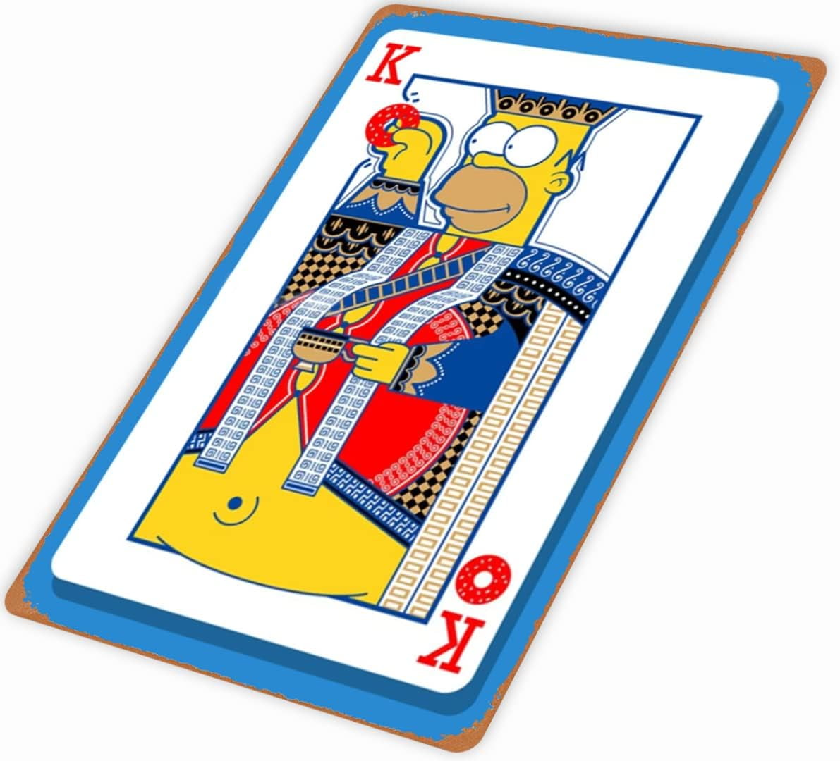 Homer Simpson Poker 500 Pieces Wooden Jigsaw Puzzles For Adults- The ...