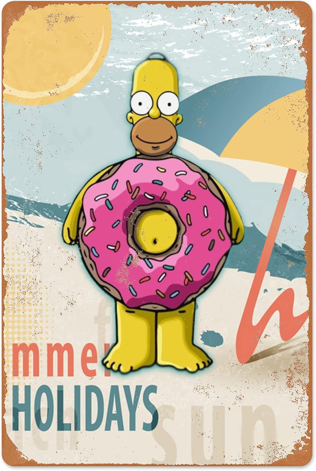 Homer Simpson Swimming 120 Pieces Wooden Jigsaw Puzzles For Adults ...