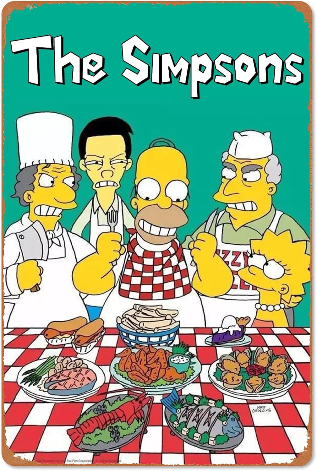 Homer Simpson Tasting Food 1000 Pieces Wooden Jigsaw Puzzles For Adults ...