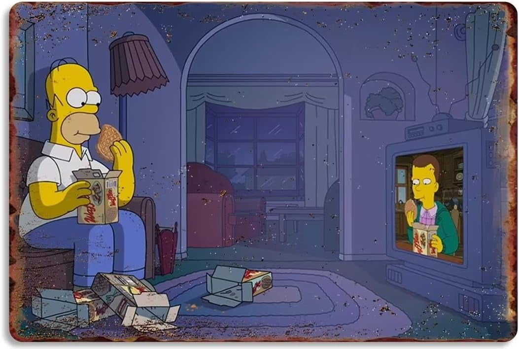 Homer Simpson Watching TV 500 Piece Wooden Jigsaw Puzzles For Adults ...