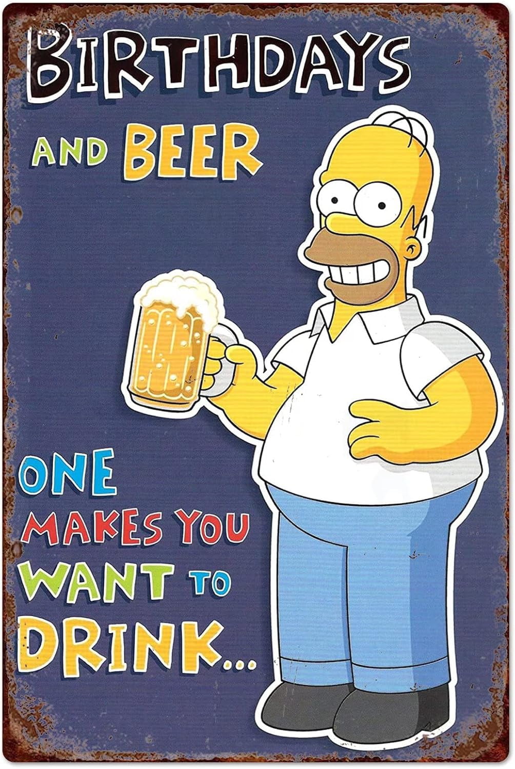 Homer Simpsons Drinking Beer 500 Piece Jigsaw Puzzle For Adults And ...