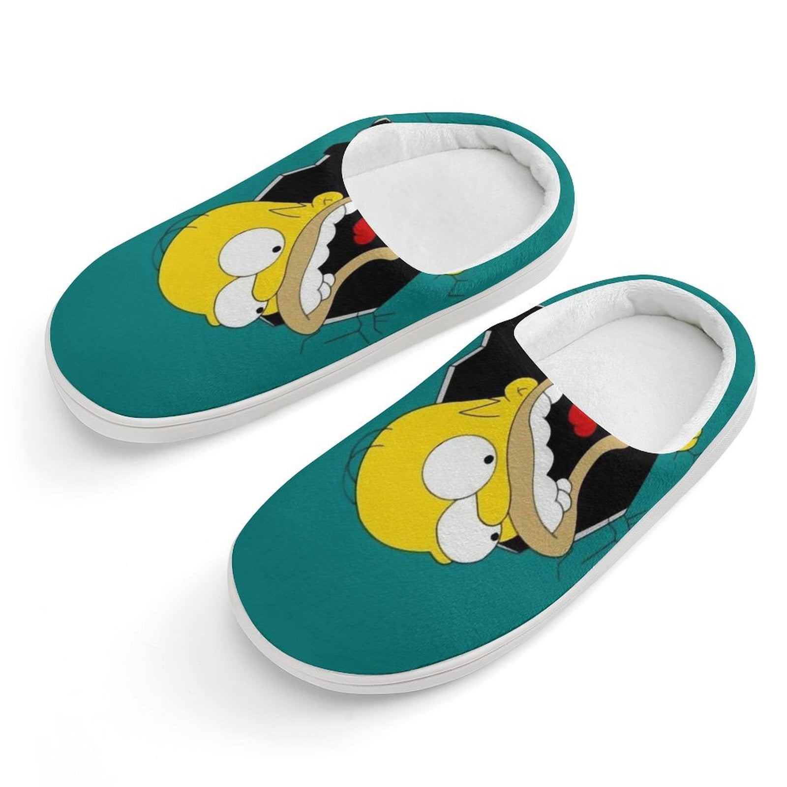 Homer The Simpsons Winter Plush Slippers for Boys Girls Soft Warm ...