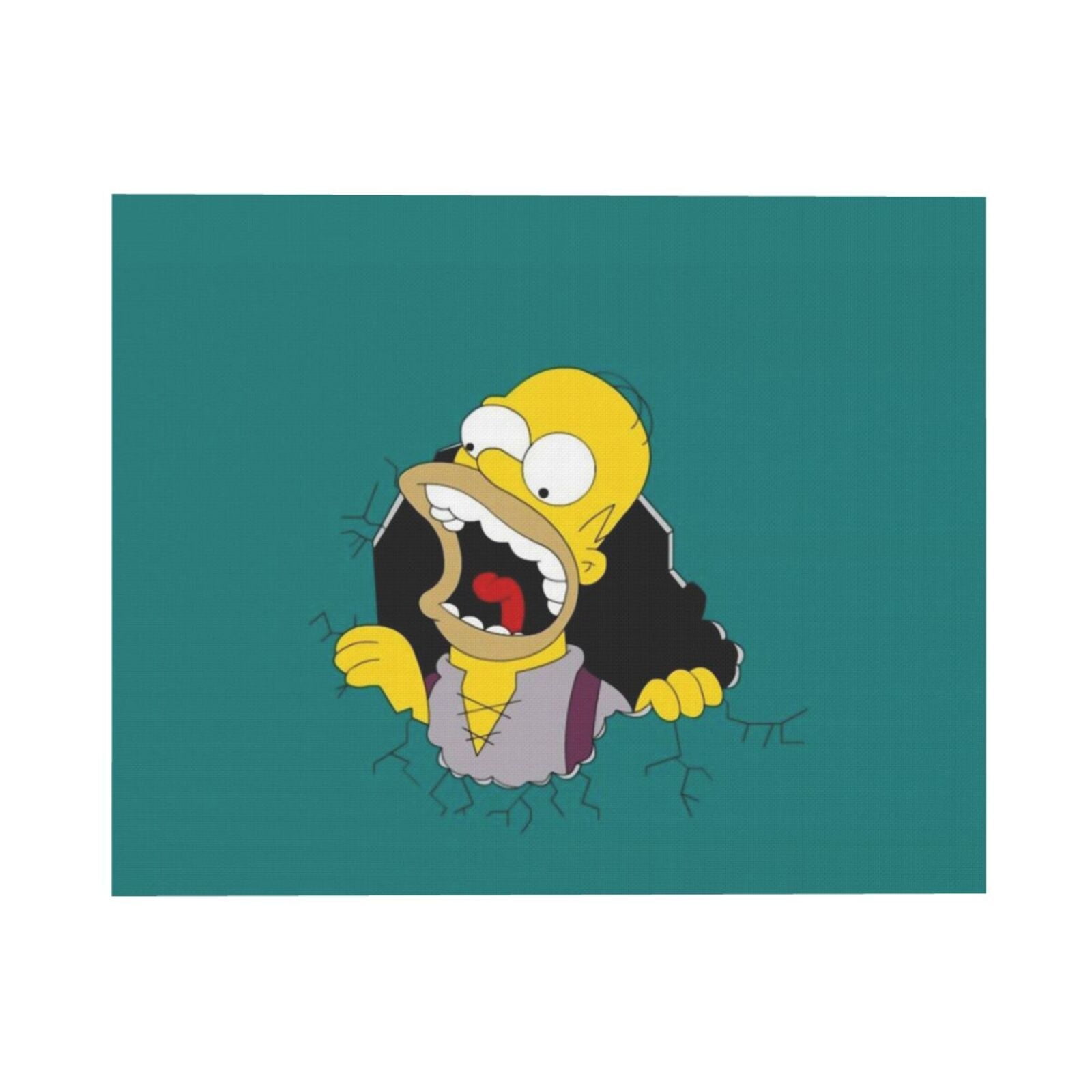 Homer The Simpsons Canvas Decorative Poster Art Picture Painting ...