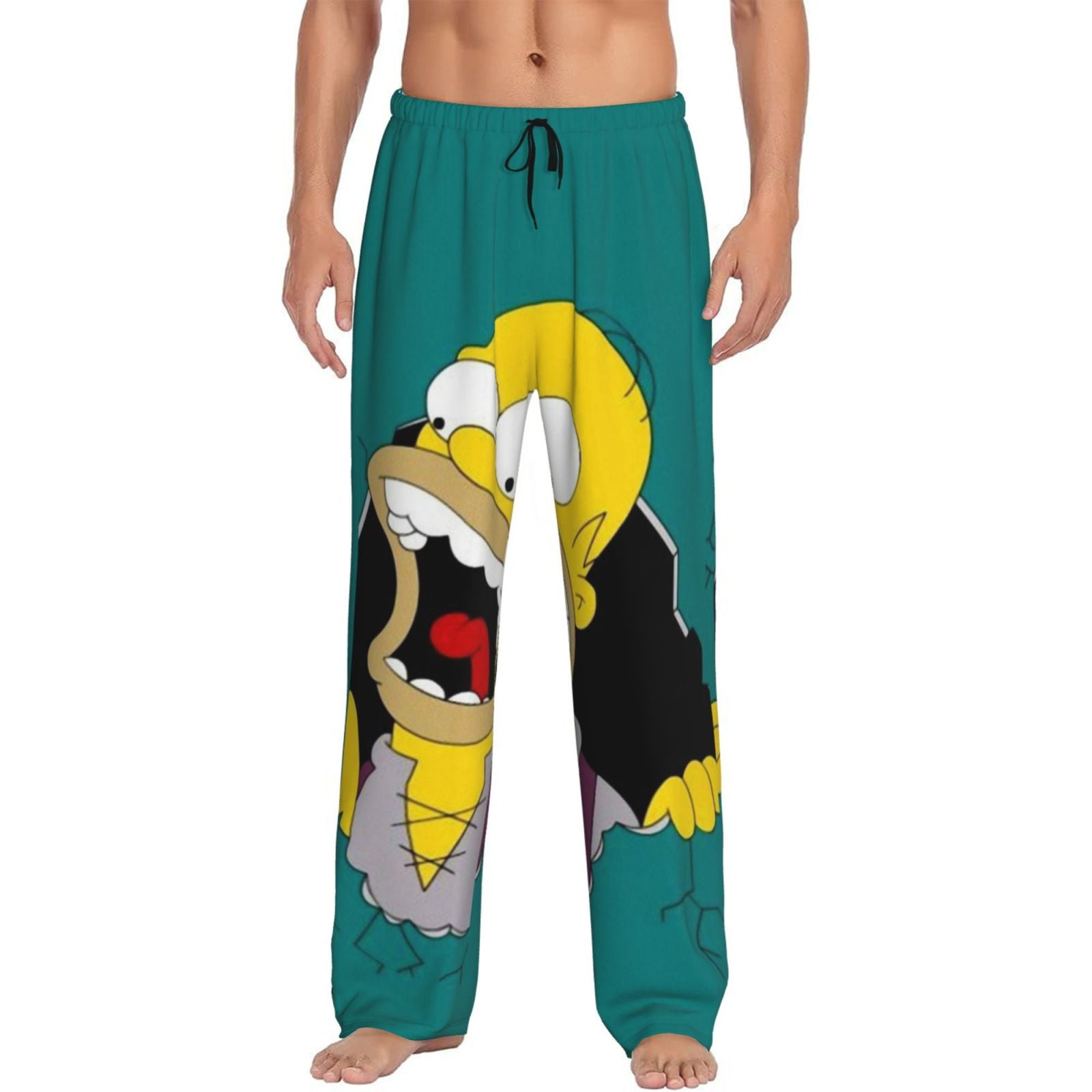 Homer The Simpsons Men's Pajama Pants Lounge Fashion Cozy Daily ...