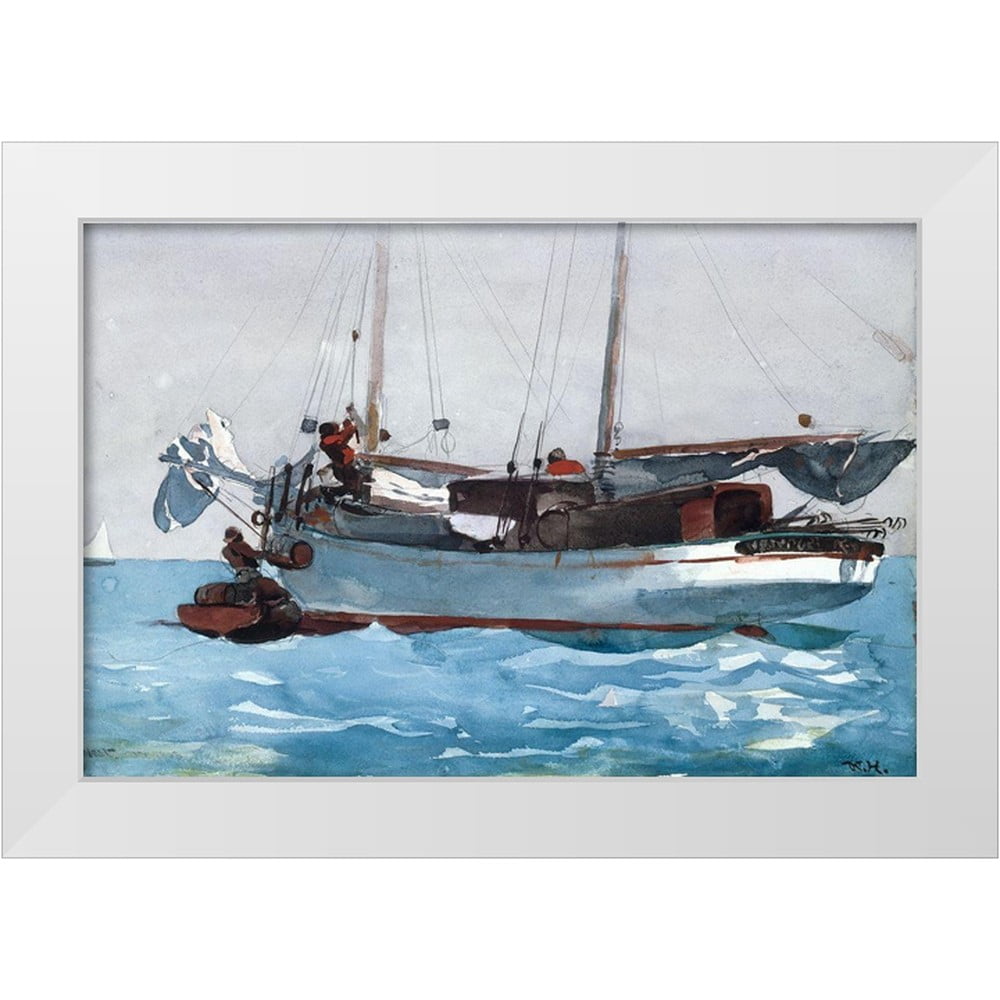 Homer, Winslow 18x13 White Modern Wood Framed Museum Art Print Titled ...