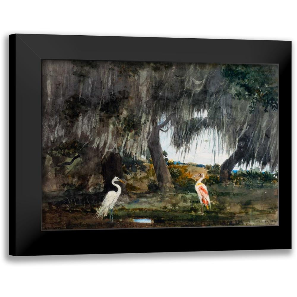 Homer, Winslow 18x14 Black Modern Framed Museum Art Print Titled - At ...