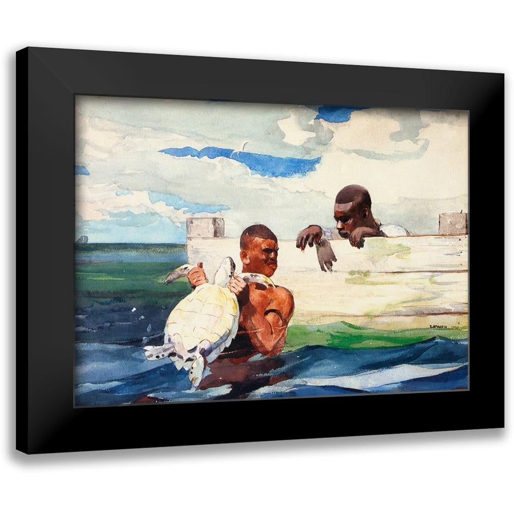 Homer, Winslow 18x14 Black Modern Framed Museum Art Print Titled - The ...