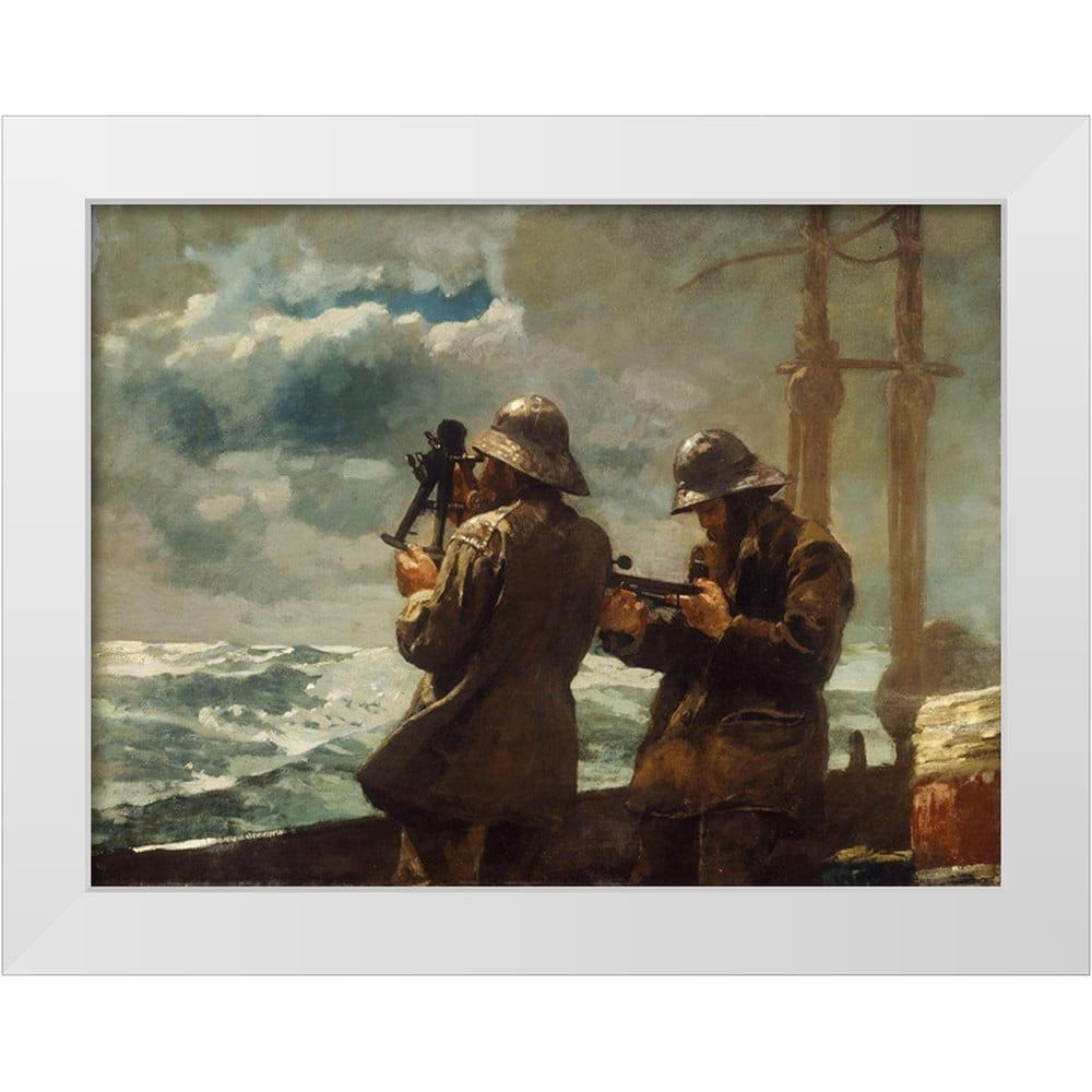 Homer, Winslow 18x15 White Modern Wood Framed Museum Art Print Titled ...