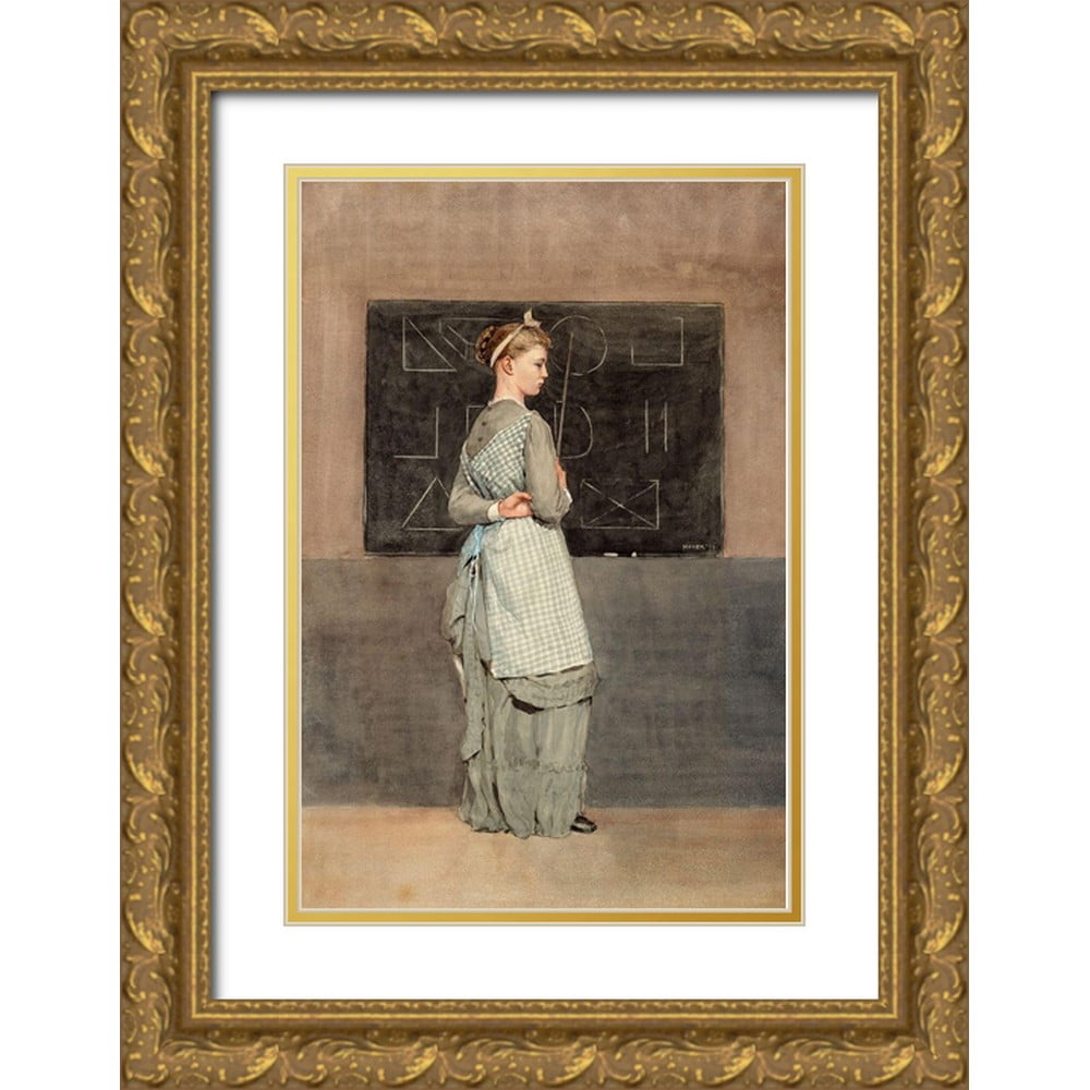 Homer, Winslow 23x32 Gold Ornate Wood Framed with Double Matting Museum ...