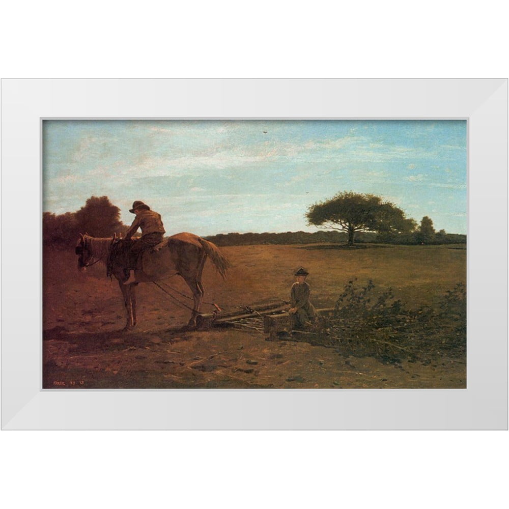 Homer, Winslow 24x17 White Modern Wood Framed Museum Art Print Titled ...